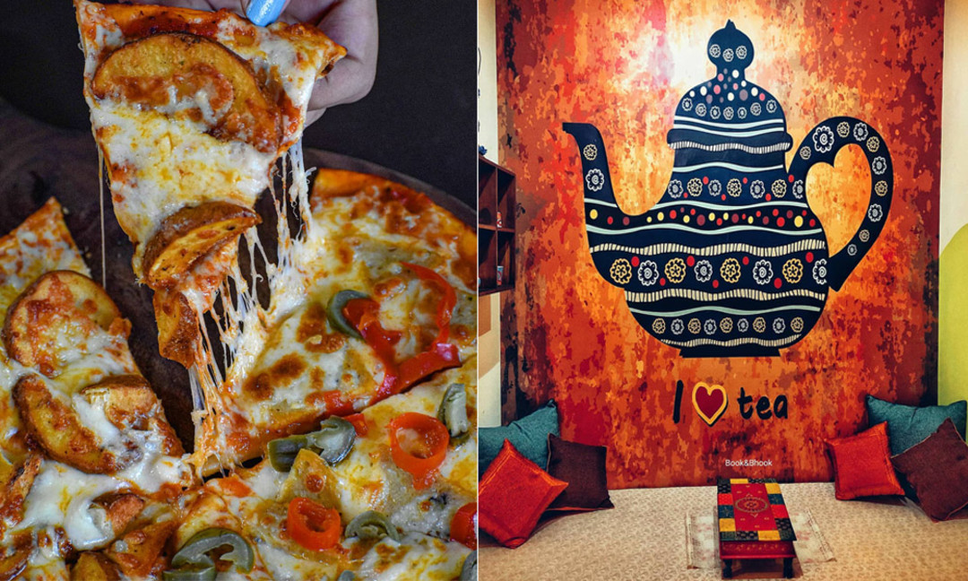 Would You Try This Potato Wedges Pizza @ Red Kettle Cafe? | So Delhi