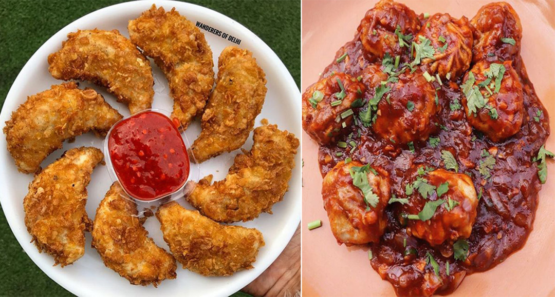 Hog On Kurkure Momos & More @ MoKart Momos | So Delhi