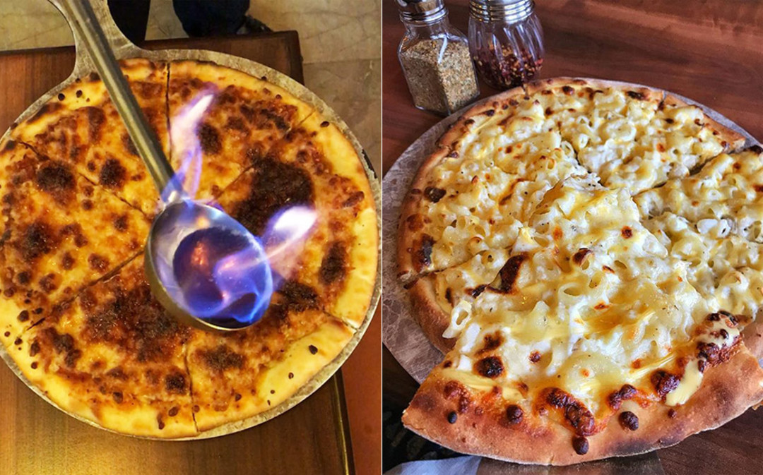 Try The Boozy Fire Pizza @ Paparizza | So Delhi