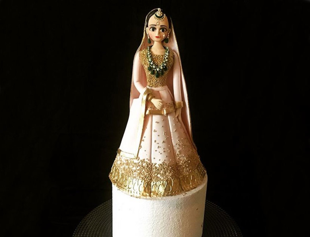Check Out This New Sabyasachi Summer Bride Cake Topper | So Delhi