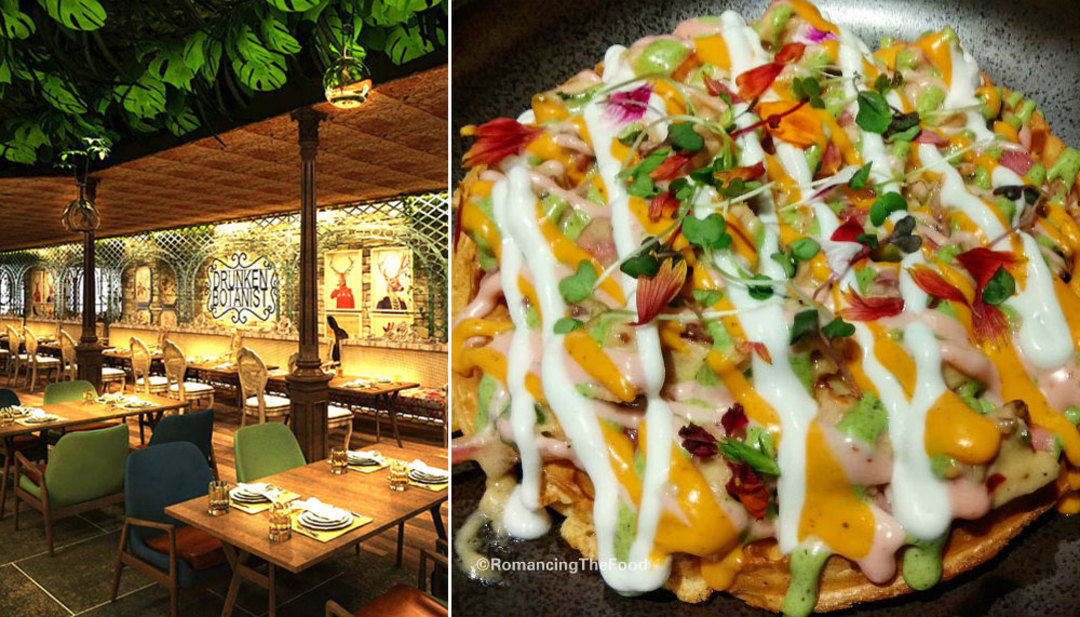 Try Chicken Waffles At The Drunken Botanist In Gurgaon | So Delhi