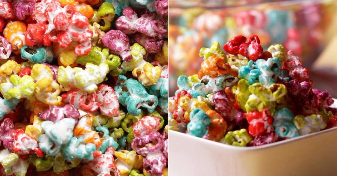 Viral Recipe For Rainbow Popcorn By Tasty | So Delhi