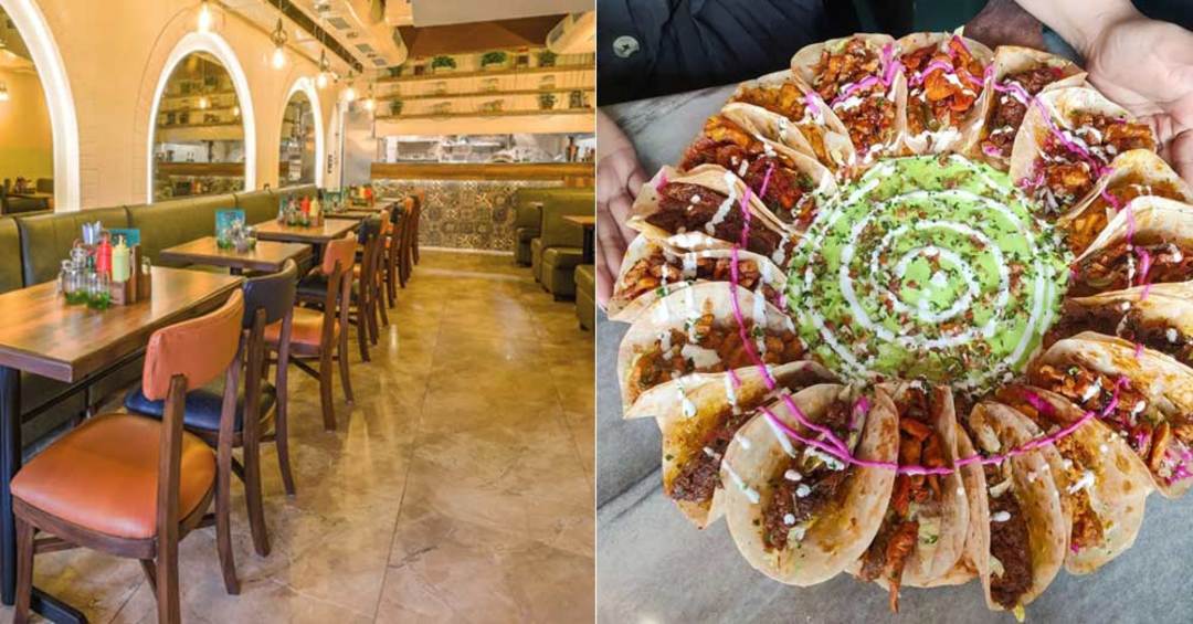 Taco Pizza At Paparizza In Hudson Lane, Delhi | So Delhi