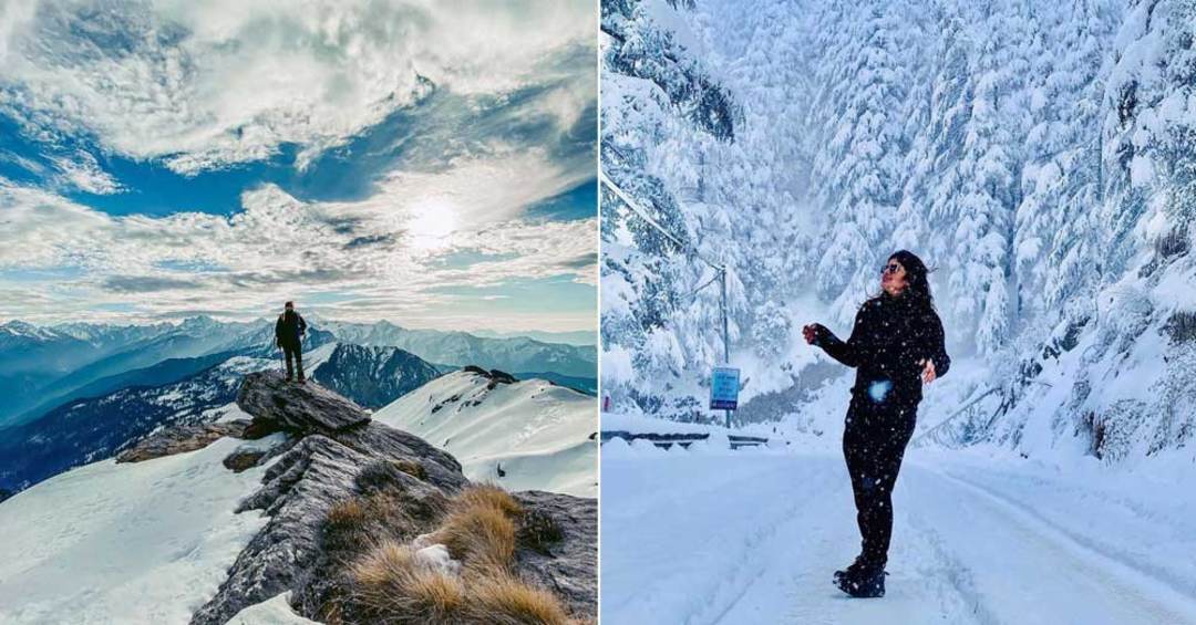 8 Best Places Within 450 Km Of Delhi For Snowfall | So Delhi