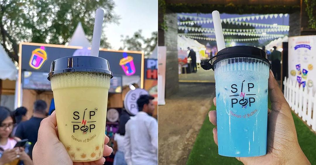 Try Sip N Pop Refreshing Bubble Tea At HOP 11.0 | So Delhi