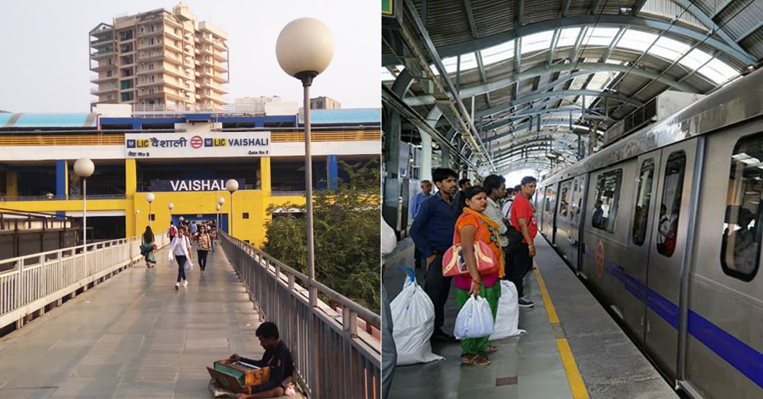 New Delhi Metro Link FromVaishali To Mohan Nagar | So Delhi