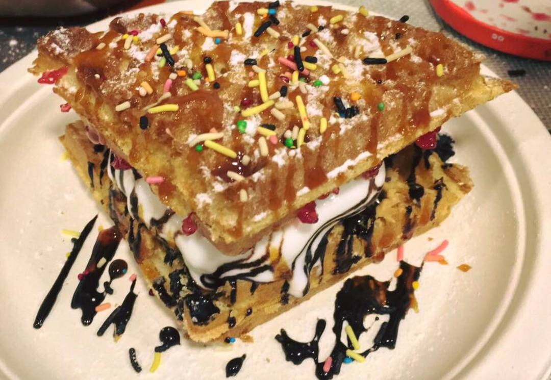 Waffle Food Truck Called Waffle Chowk In Sector 29, GGN | So Delhi