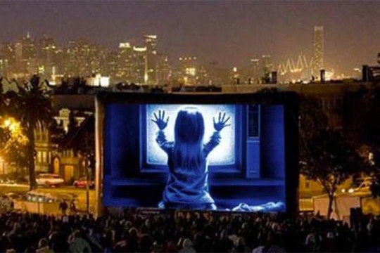 Haunted Outdoor Movie Night