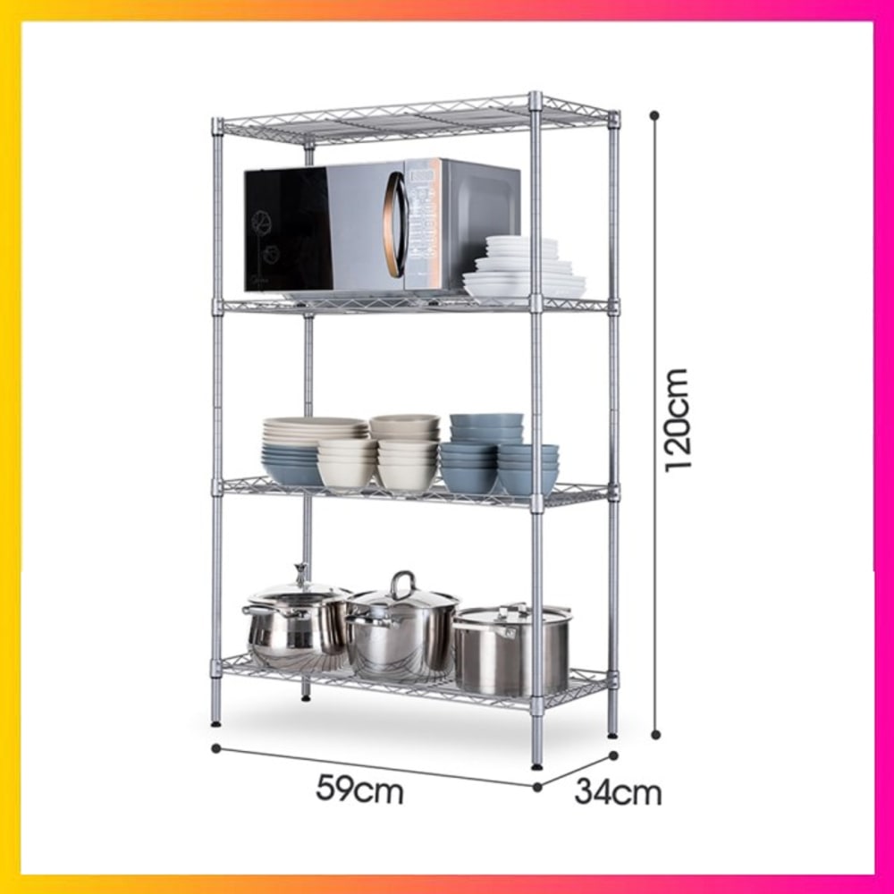 Promo Rak Dapur - Rak Piring - Rak Besi Dapur -Rak Besi 4 Susun - Rak ...