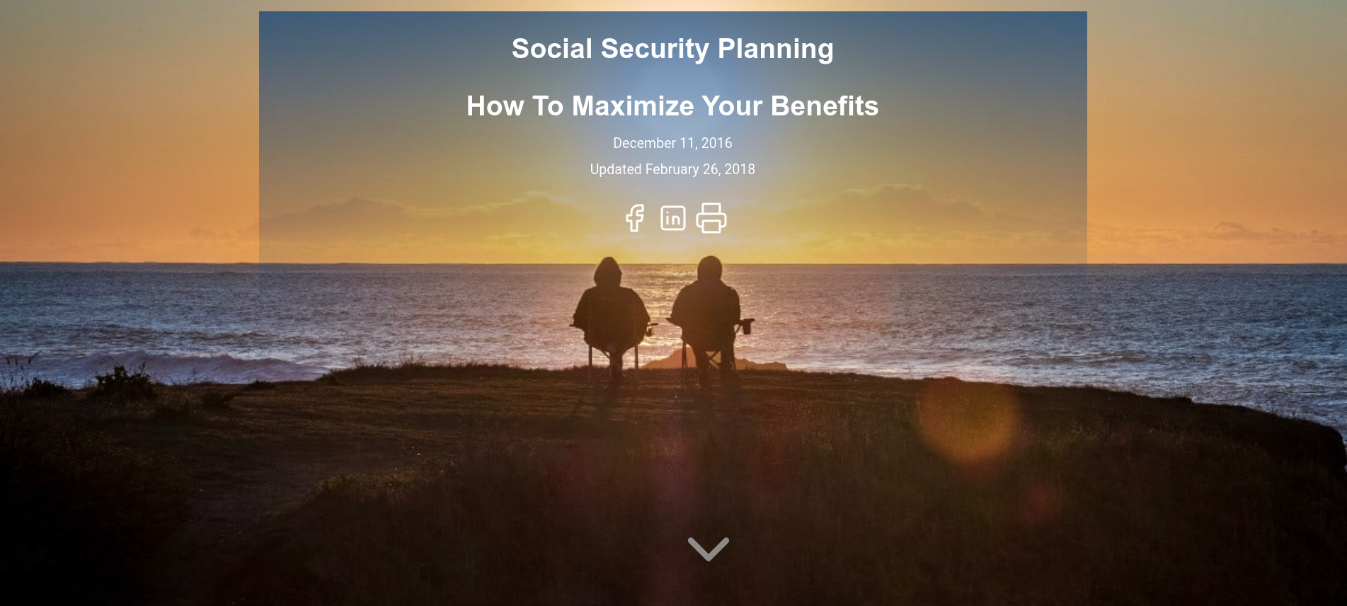 Social Security Planning and How To Maximize Your Benefits