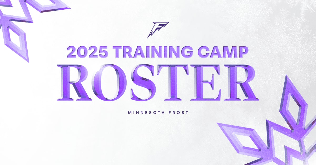 MINNESOTA FROST ANNOUNCE 2025-26 TRAINING CAMP ROSTER | PWHL ...