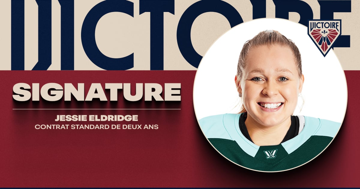 MONTRÉAL VICTOIRE SIGN FORWARD JESSIE ELDRIDGE TO TWO-YEAR CONTRACT ...
