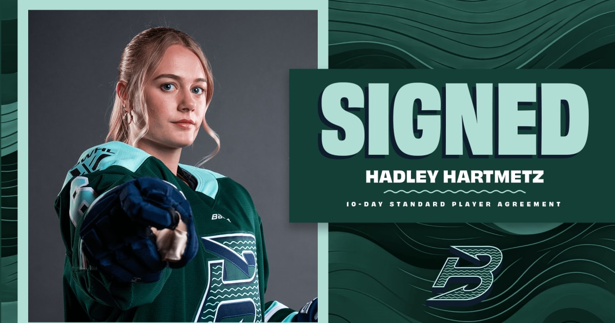 FLEET ACTIVATE HADLEY HARTMETZ FROM LTIR | PWHL - Professional Women's ...