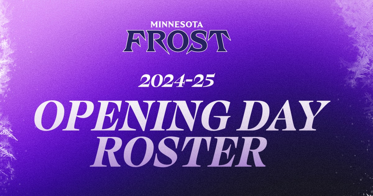 MINNESOTA FROST ANNOUNCE 2024-25 ROSTER | PWHL - Professional Women's ...