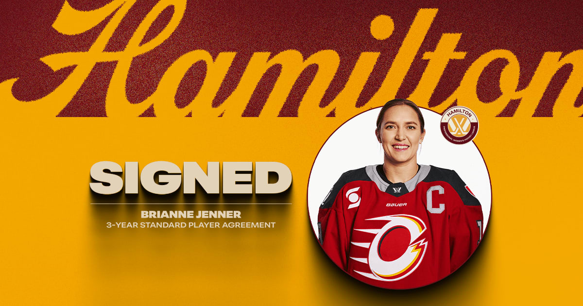 PWHL HAMILTON ADDS BRIANNE JENNER IN HISTORIC FIRST SIGNING | PWHL ...