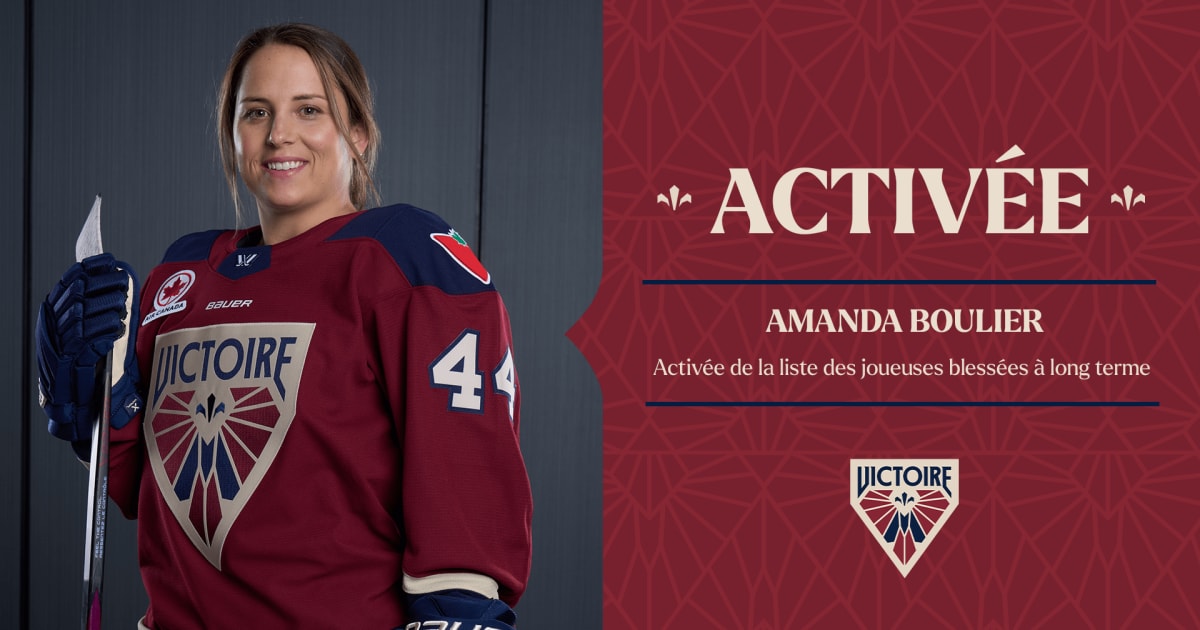 AMANDA BOULIER DE RETOUR AU SEIN DE L’ALIGNEMENT DE LA VICTOIRE | LPHF ...