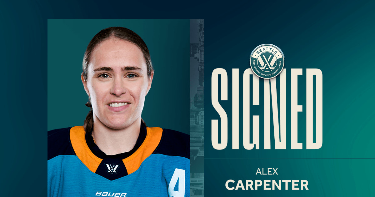 PWHL SEATTLE SIGNS ALEX CARPENTER TO ONE-YEAR CONTRACT | PWHL ...