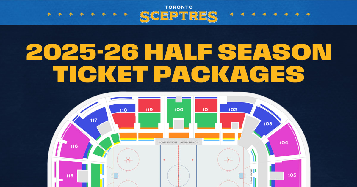 Half Season Ticket Packages | Toronto Sceptres | PWHL - Professional ...