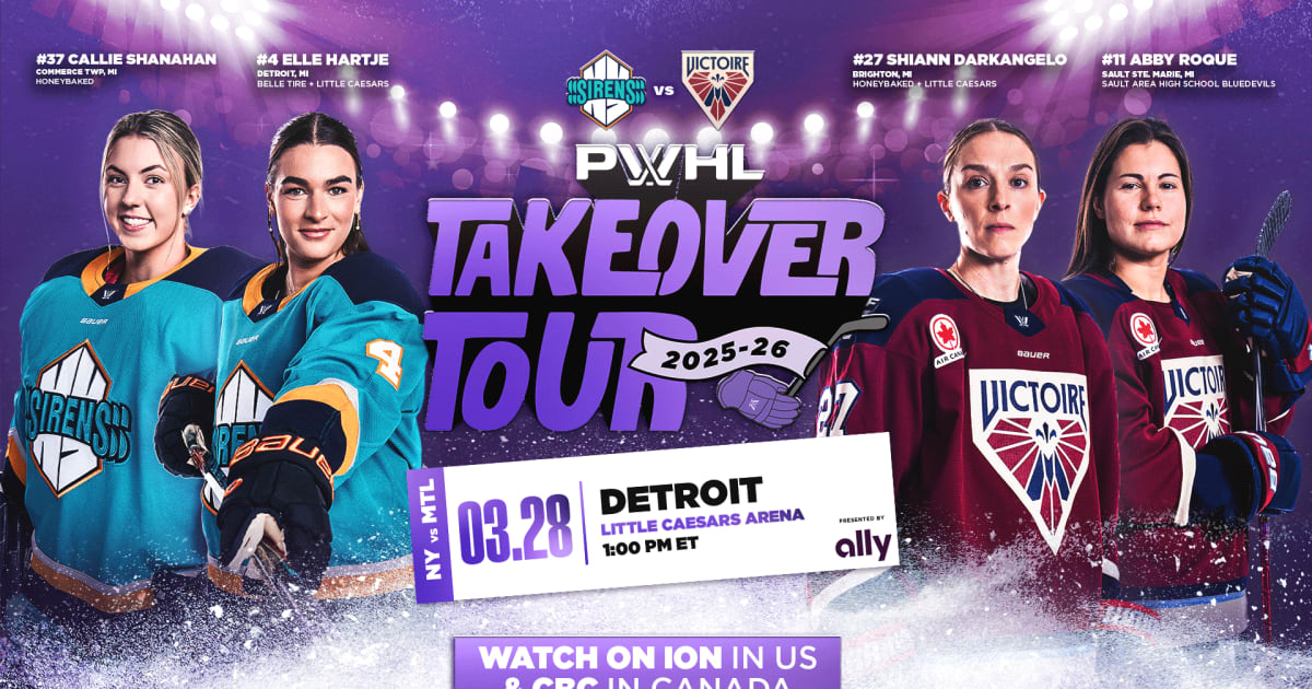 MAR. 28: PWHL TAKEOVER TOUR NEW YORK VS. MONTRÉAL PRE-GAME PRIMER ...