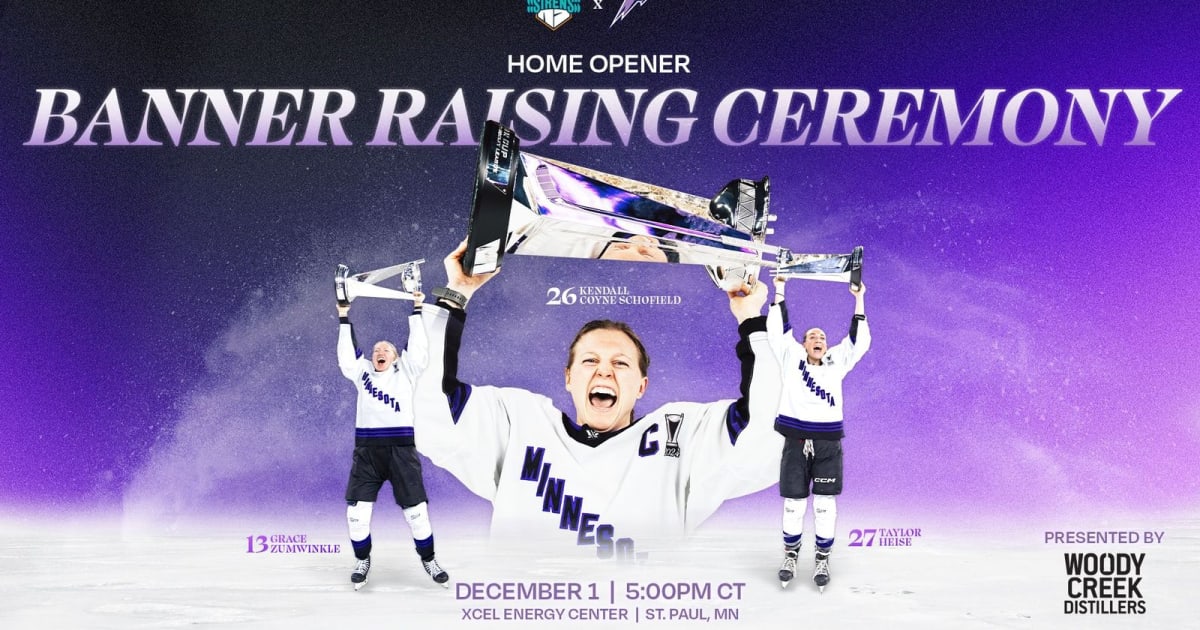 Minnesota Frost to Raise Banner Celebrating Inaugural Walter Cup Championship | PWHL ...