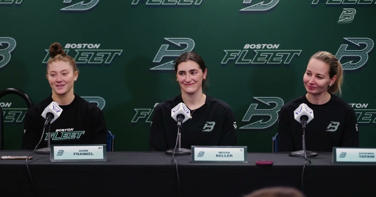 Boston Fleet Postgame Press | Aerin Frankel, Megan Keller, Susanna ...