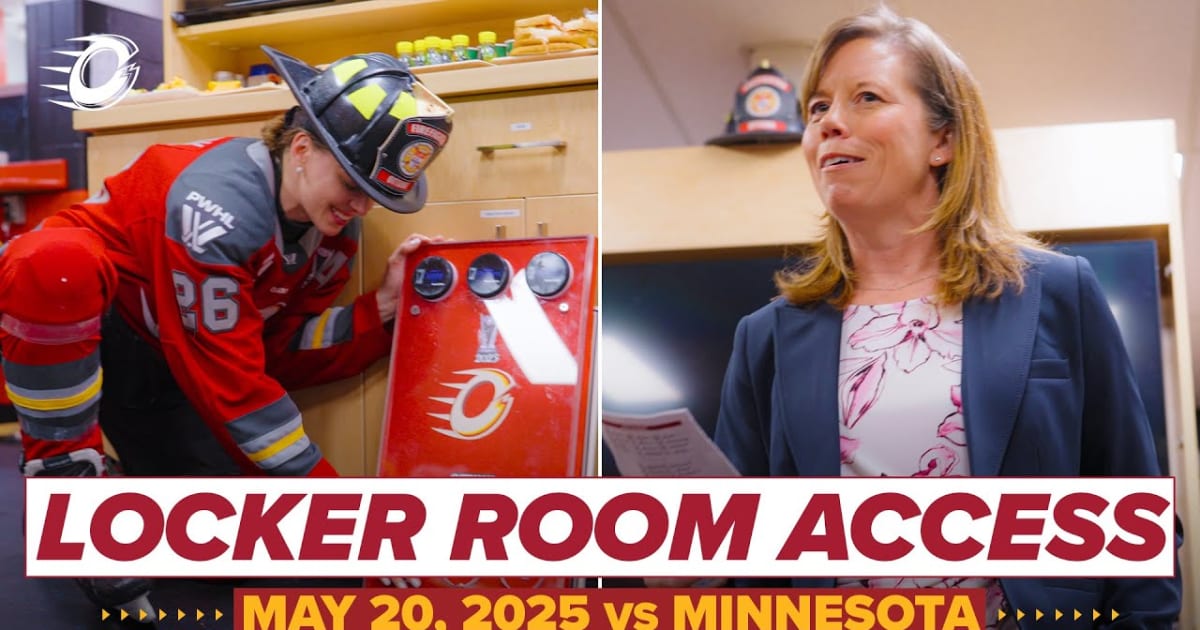 Exclusive Locker Room Access | Ottawa Charge vs Minnesota Frost | May ...