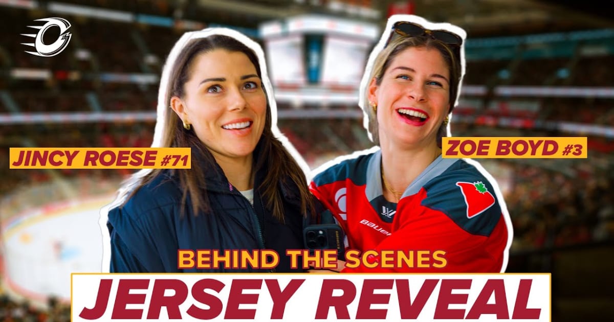 Ottawa Charge Jersey Reveal: Behind the Scenes with Zoe Boyd and Jincy ...