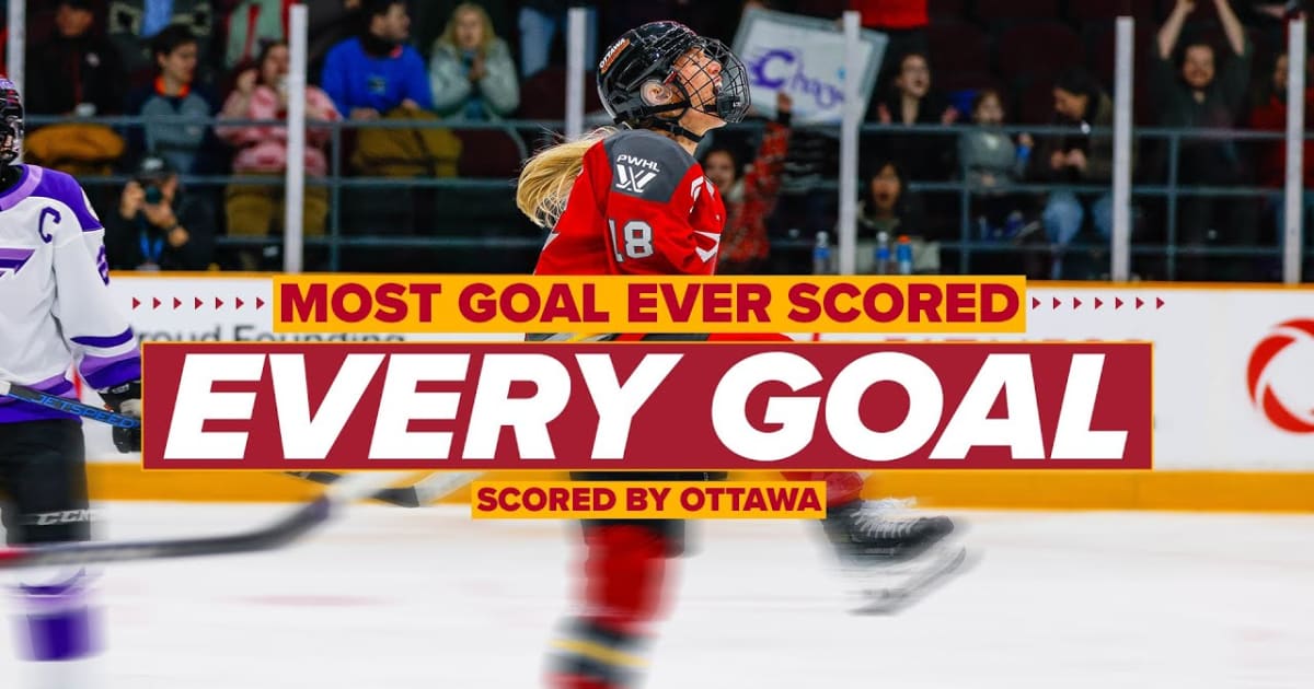 Ottawa Charge Score Most Goals EVER in a PWHL Game | Every Ottawa Goal ...