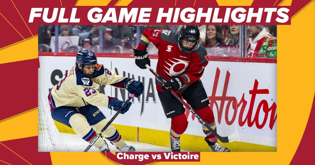 PWHL Highlights | Ottawa Charge vs Montreal Victoire | December 6, 2024 ...