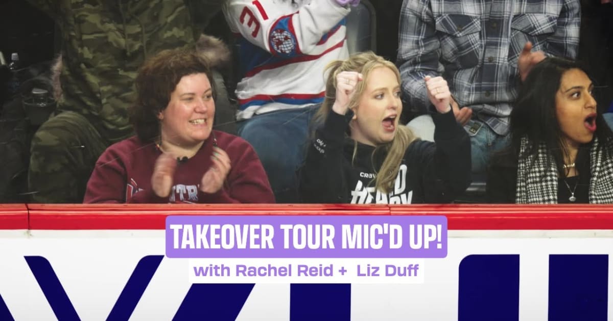Takeover Tour Mic'd Up! | Rachel Reid + Liz Duff | PWHL - Professional ...