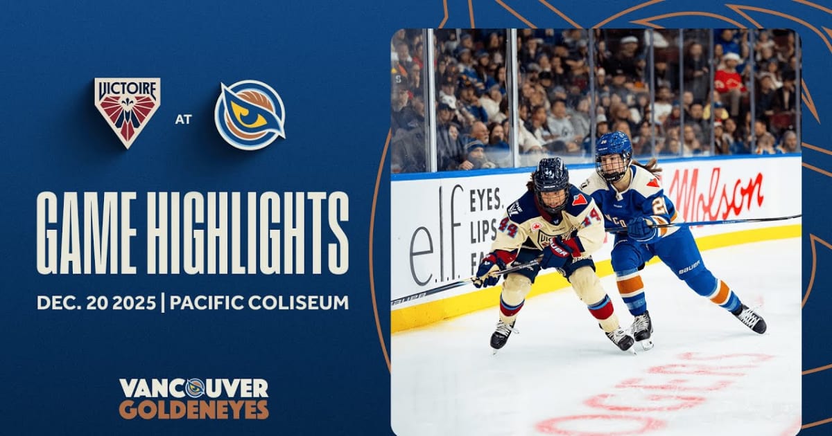 Vancouver Goldeneyes vs Montréal Victoire Game Highlights | December ...