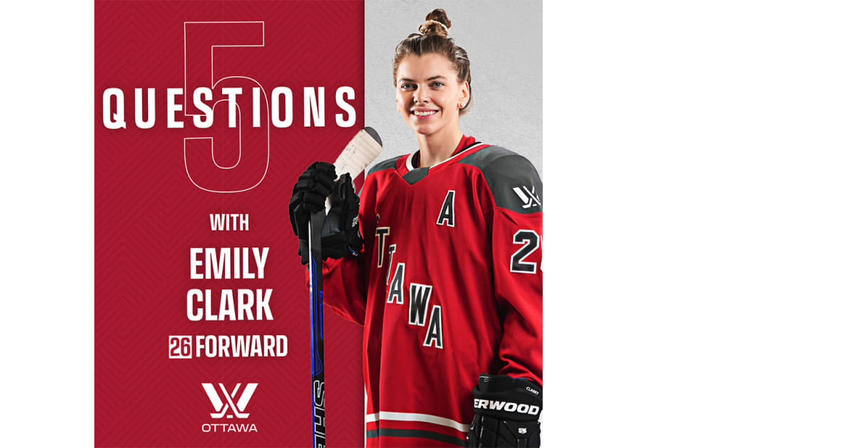 5 Questions With: Emily Clark | PWHL - Professional Women's Hockey League