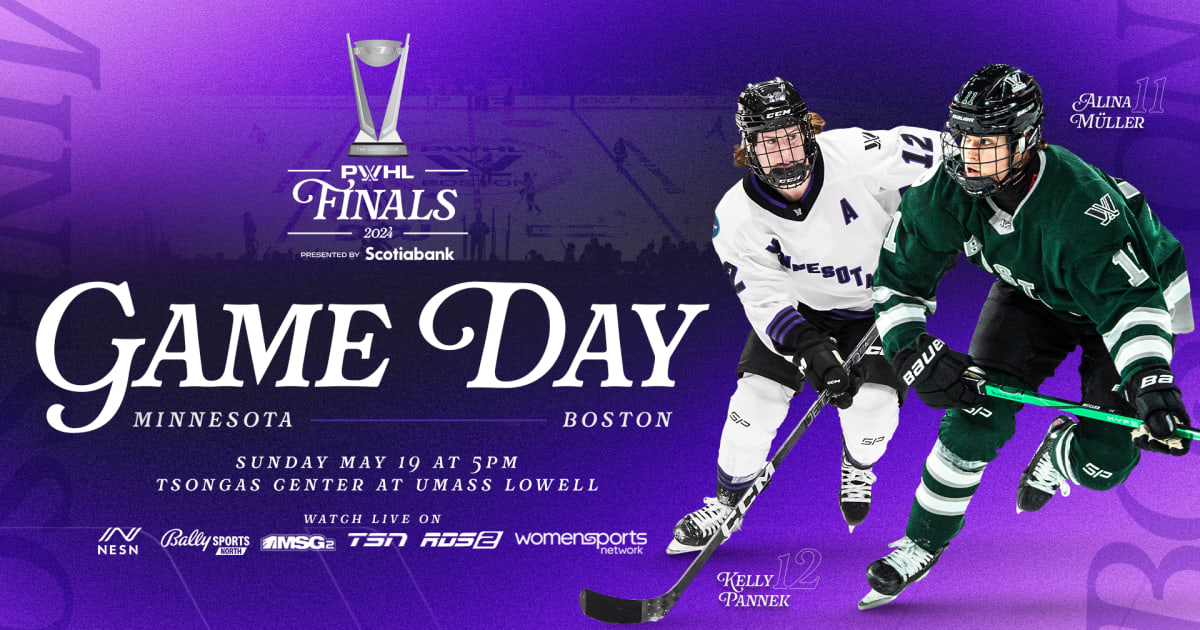 PWHL Finals Begin Tonight | PWHL - Professional Women's Hockey League