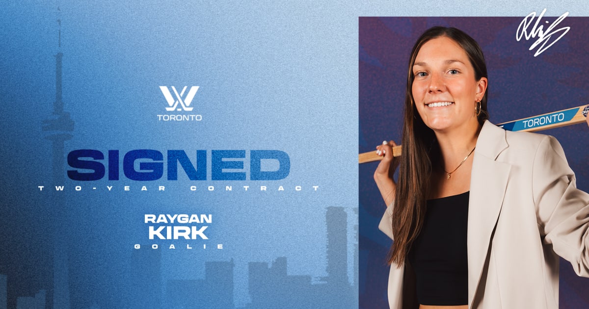 PWHL Toronto Signs Draft Pick Raygan Kirk | PWHL - Professional Women's ...