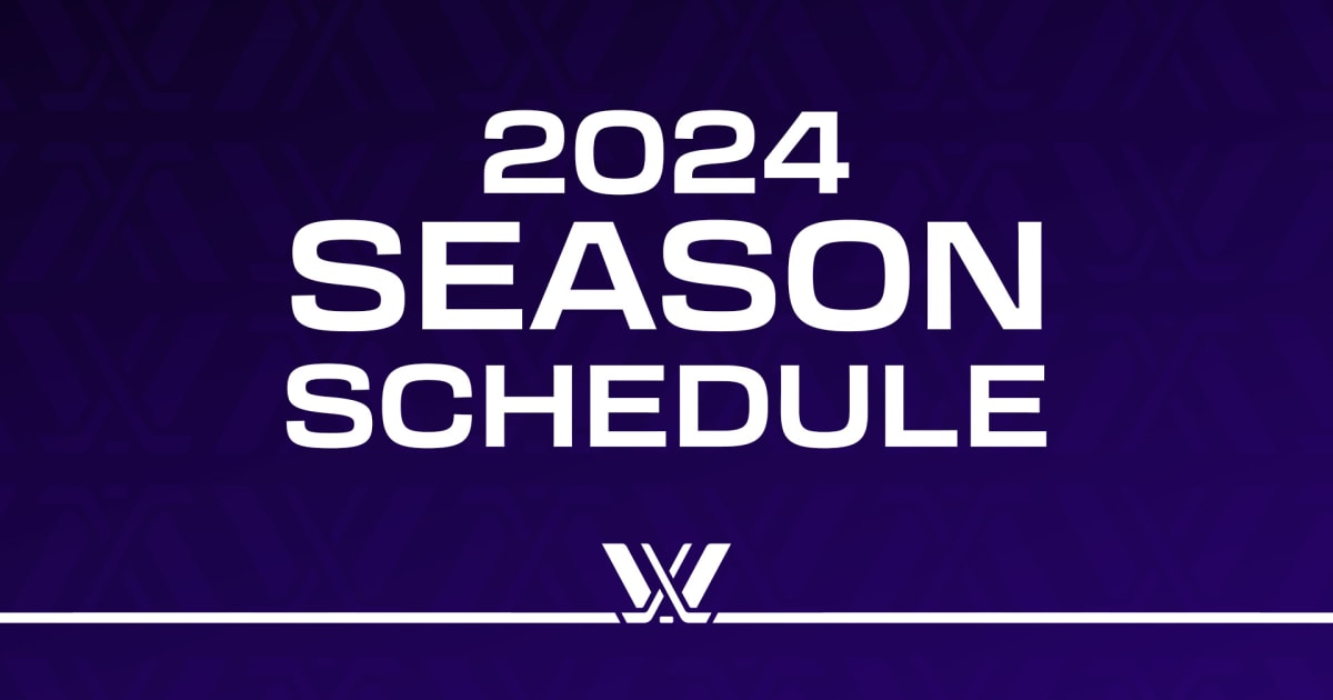 Professional Women’s Hockey League (PWHL) Announces 2024 Regular-Season ...