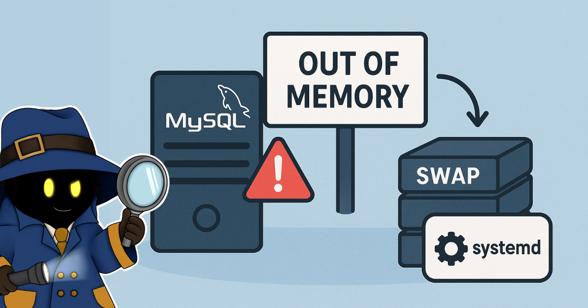 ¿MySQL se detiene por falta de memoria? ? Solución: usa swap y reinicio ...