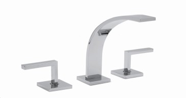 Rohl WA102L Widespread Lavatory Faucet With Lever Handles