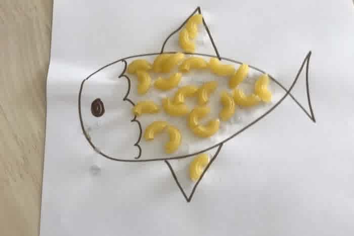 Pasta Fish Craft Idea by Shibi - QiDZ