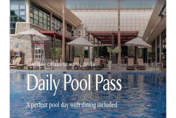 Daily Pool Pass with Dining Included - QiDZ