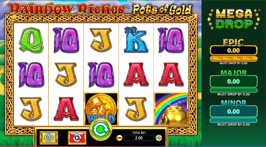 Rainbow Riches Pots of Gold Slot - Claim 100 Spins