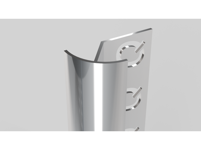 Round Edge Trim Open Profile 2.5m | Quantum Group | UK & Ireland