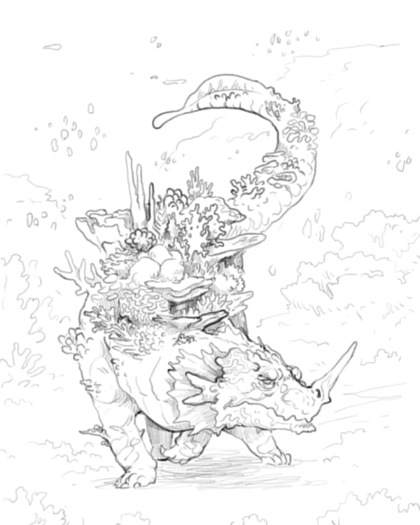 Reef Drake - Questiary - Illustrated Boss Monsters for 5e