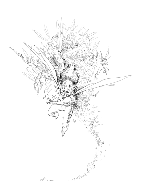 Swarm of Sprites - Questiary - Illustrated Boss Monsters for 5e