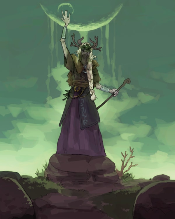 Raised Magus - Questiary - Illustrated Boss Monsters for 5e