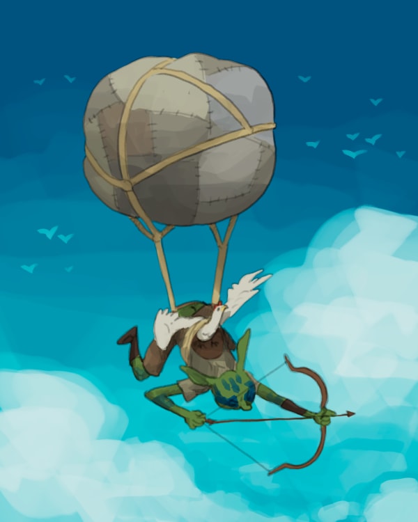 Balloon Goon - Questiary - Illustrated Boss Monsters for 5e