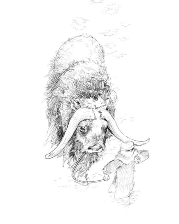 Giant Musk Ox - Questiary - Illustrated Boss Monsters for 5e