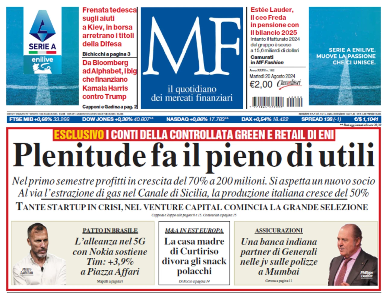 Plenitude fa il pieno di utili e l’oro che tocca nuovi massimi: la ...