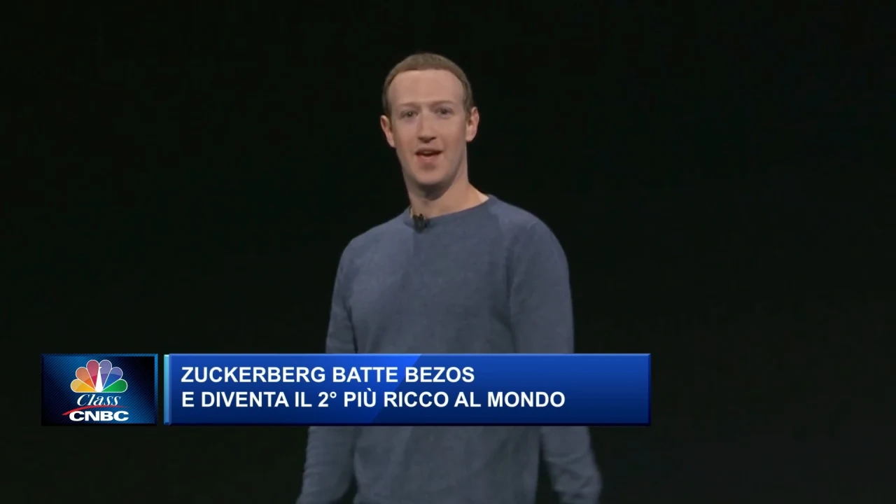 Mark Zuckerberg batte Bezos: è il 2° uomo più ricco al mondo con 210,7 ...