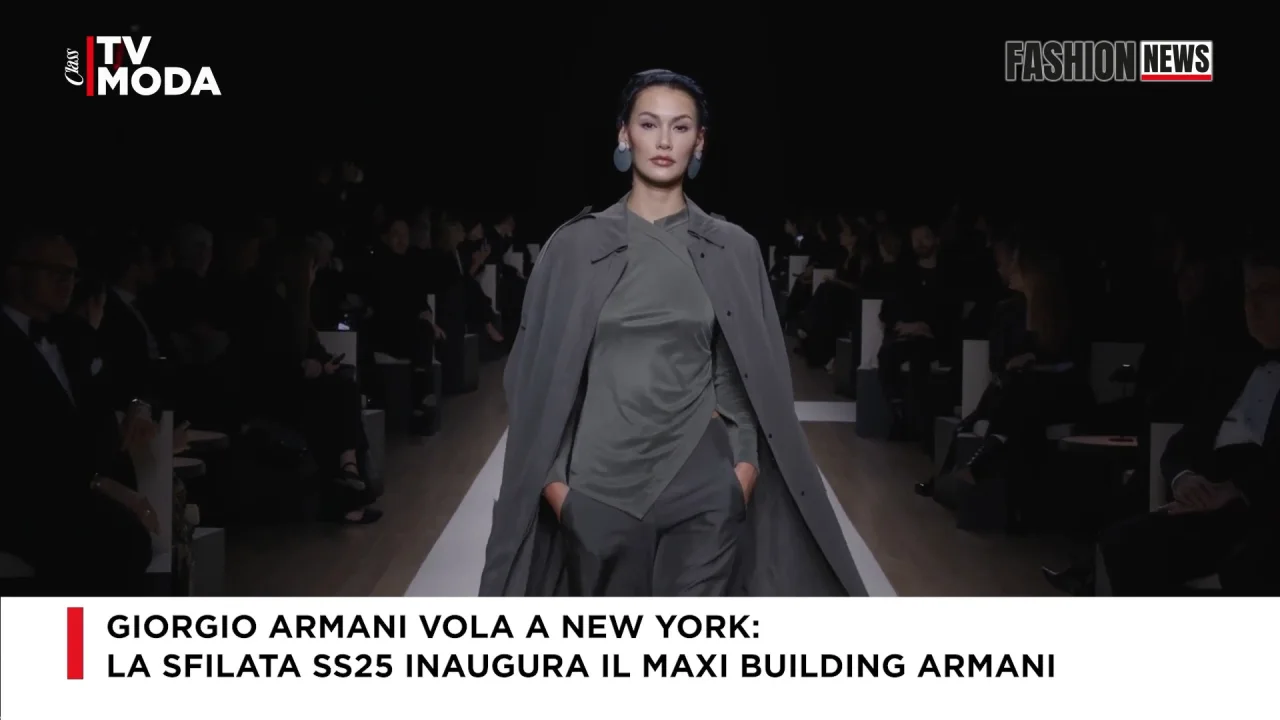 Giorgio Armani vola a New York: la sfilata ss25 inaugura il maxi ...