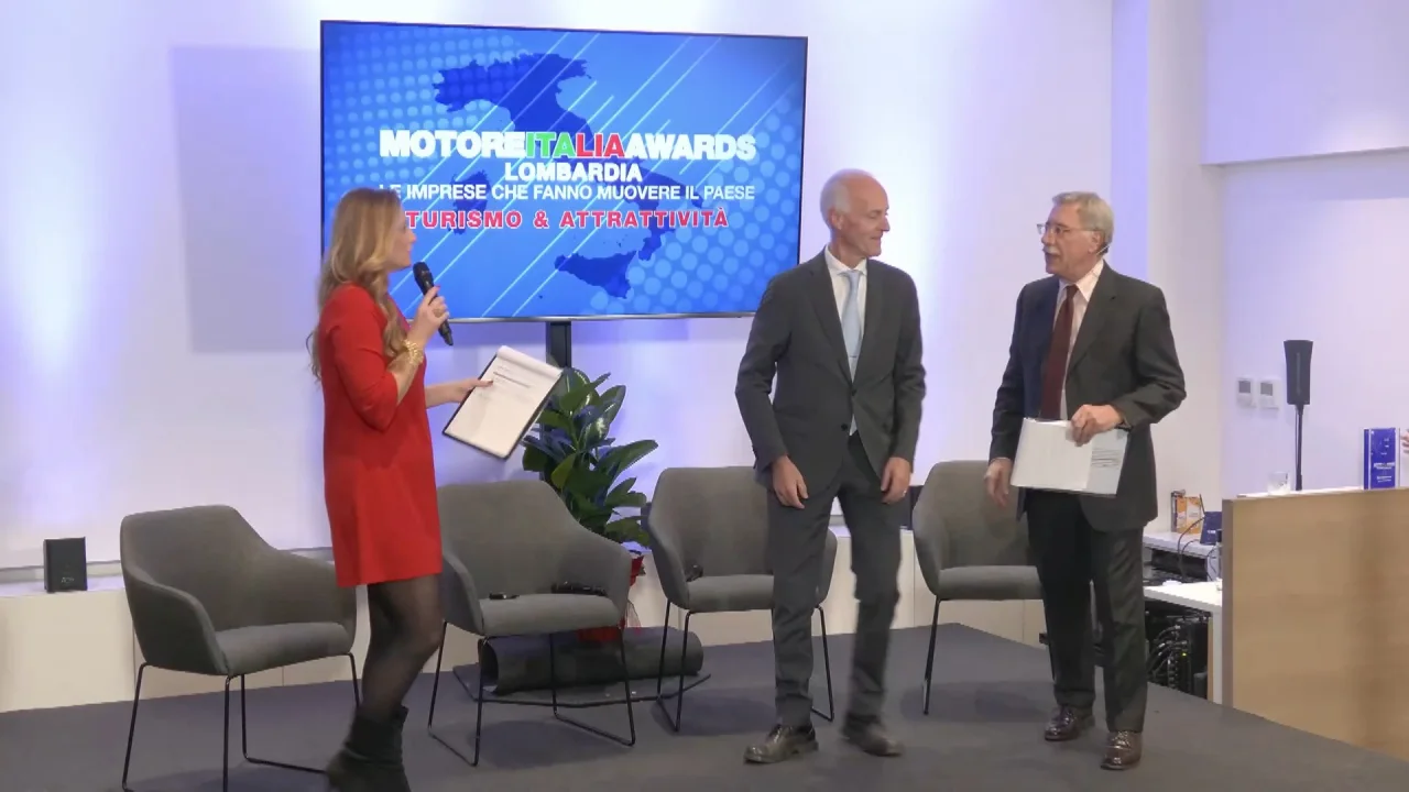 Franco Vanetti premiato per il turismo in Lombardia